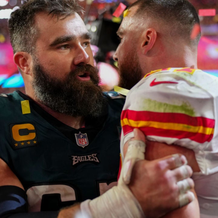 Jason and Travis Kelce's Reunion With Their Mom After 2023 Super Bowl Is an Emotional Touchdown ...